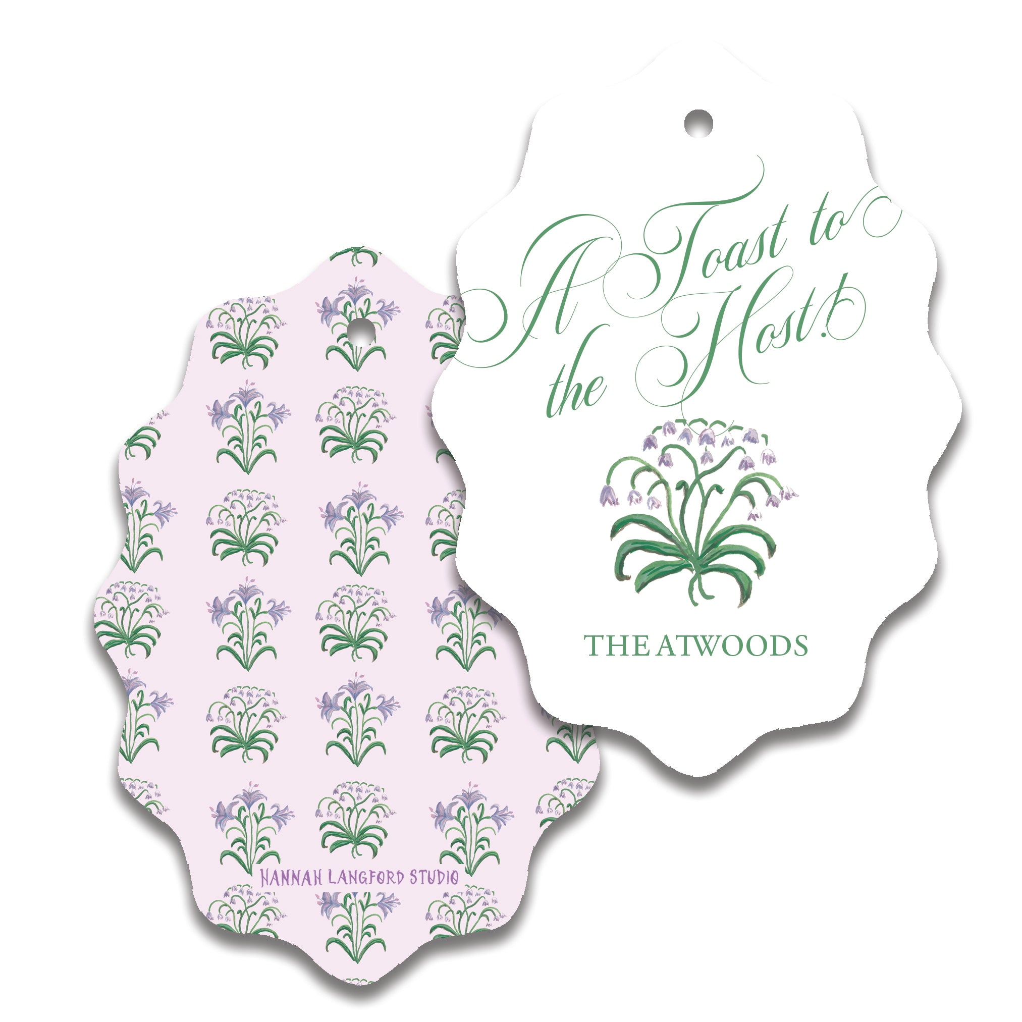 Lavender Lily Gift Tag – Hannah Langford Studio